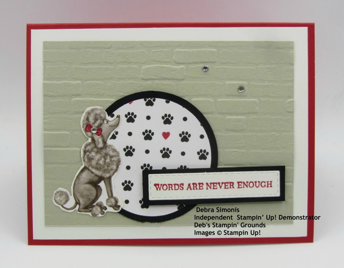 Stampin Up Rooted in Nature Brick & Mortar Embossing Folder PLayful ...