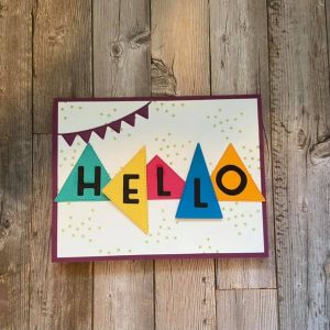 Fun, Bright Triangles! – Deb's Stampin' Grounds